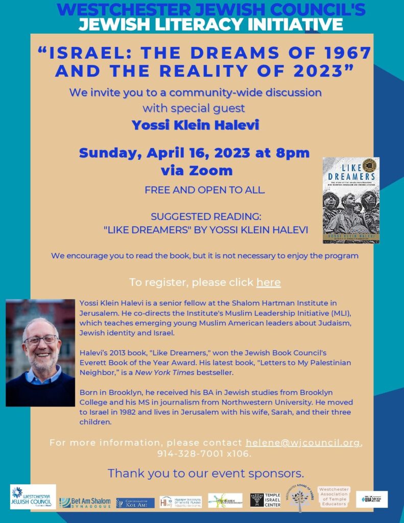 Jewish Literacy Initiative | Westchester Jewish Council